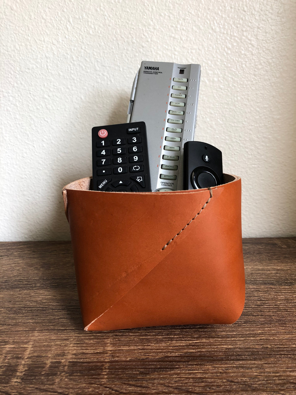 Leather Planter | Leather Storage Container | Small Leather Box | Leat ...
