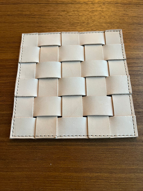 Leather Trivet | Woven Leather Trivet | Trivet for Cast Iron Dutch Ove ...