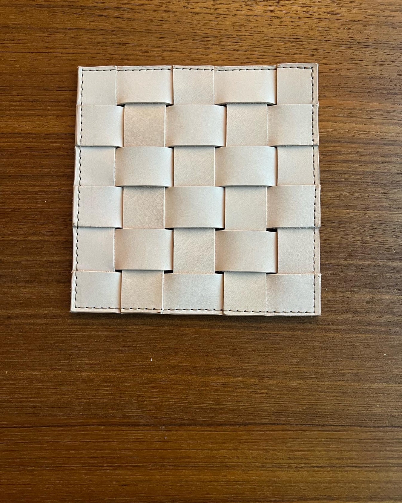 Leather Trivet | Woven Leather Trivet | Trivet for Cast Iron Dutch Ove ...